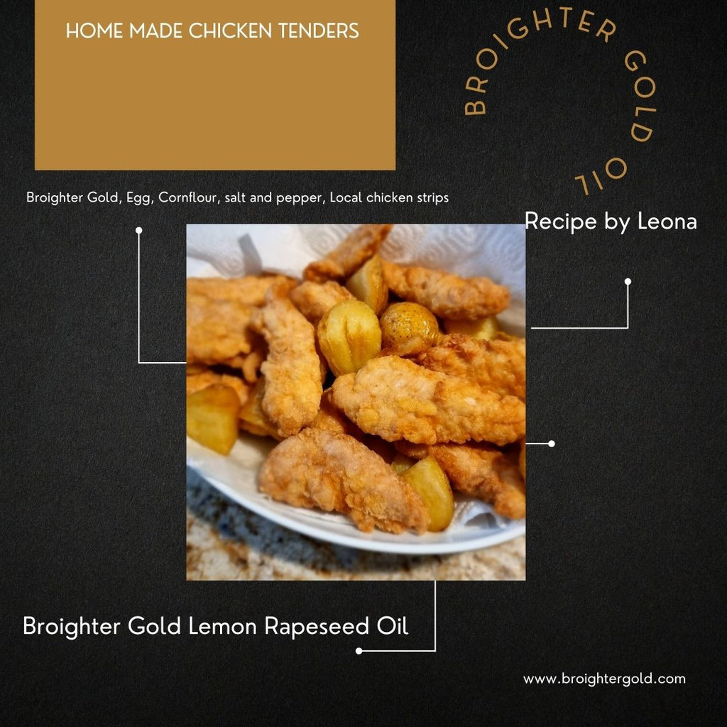 Homemade Chicken Tenders (Gluten Free) – Broighter Gold Rapeseed Oil